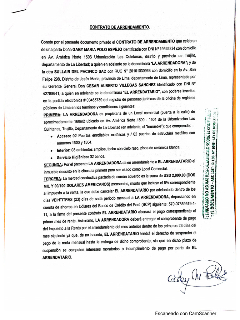 CAL Av A.Norte 1500 | PDF