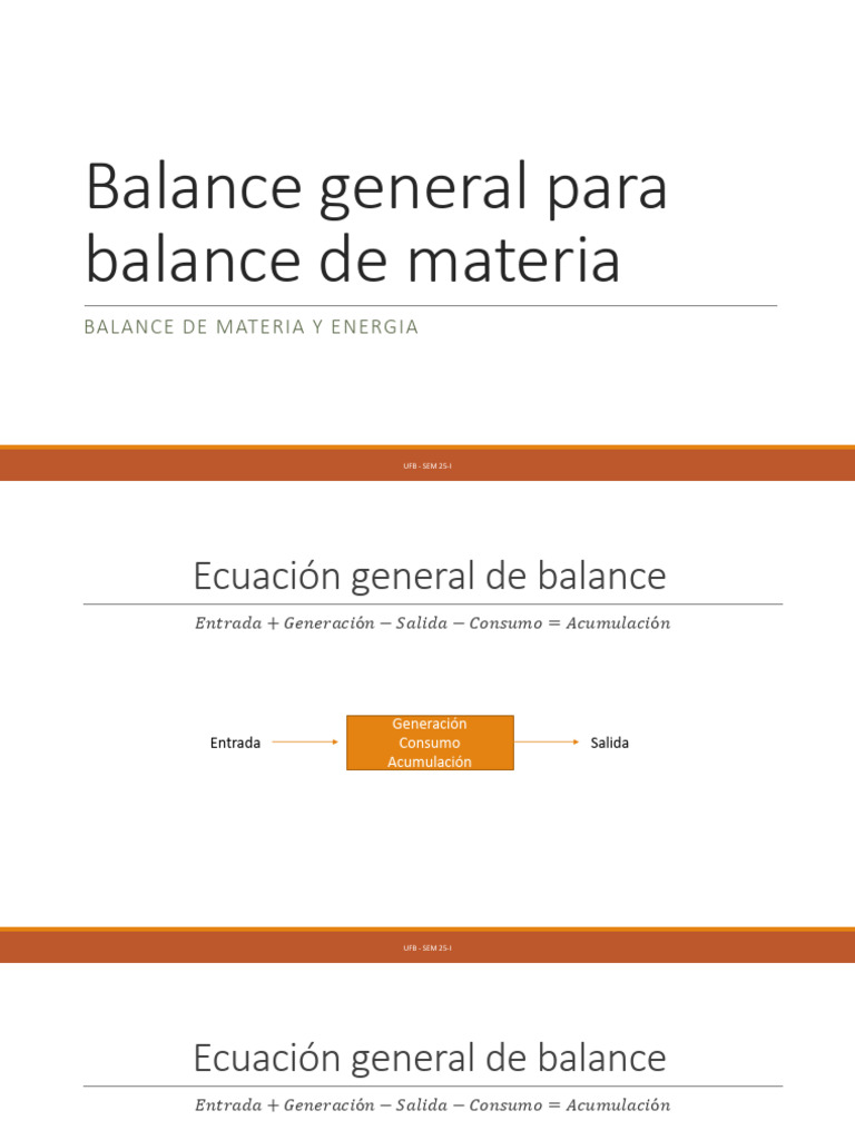 Clase 5 Balance (1) | PDF | Física | Matemáticas Aplicadas