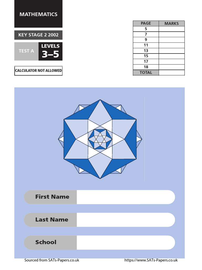 ks2-mathematics-2002-test-a | PDF