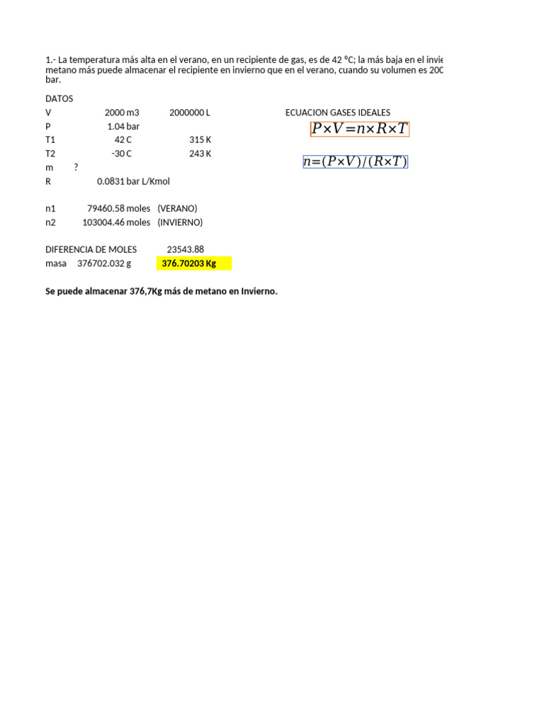 Practico 2 - ARAV | PDF | Gases | Mole (Unidad)