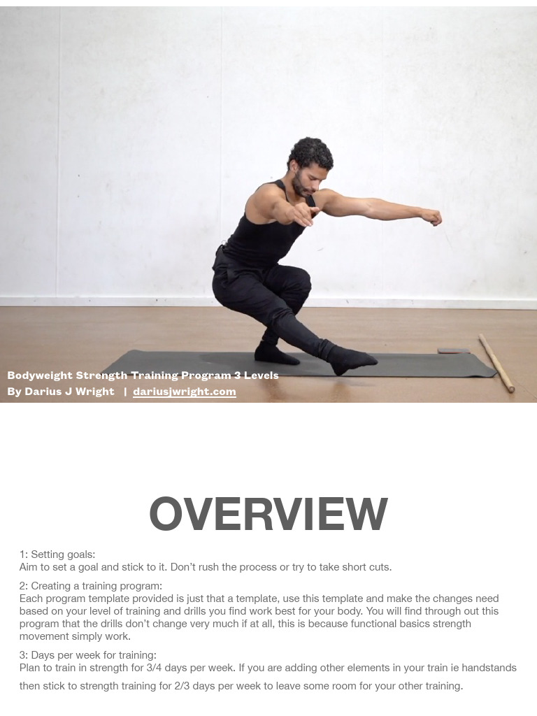 Bodyweight-Strength-Program-PDF | PDF | Strength Training