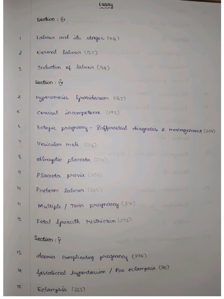 Obstetrics QBank | PDF