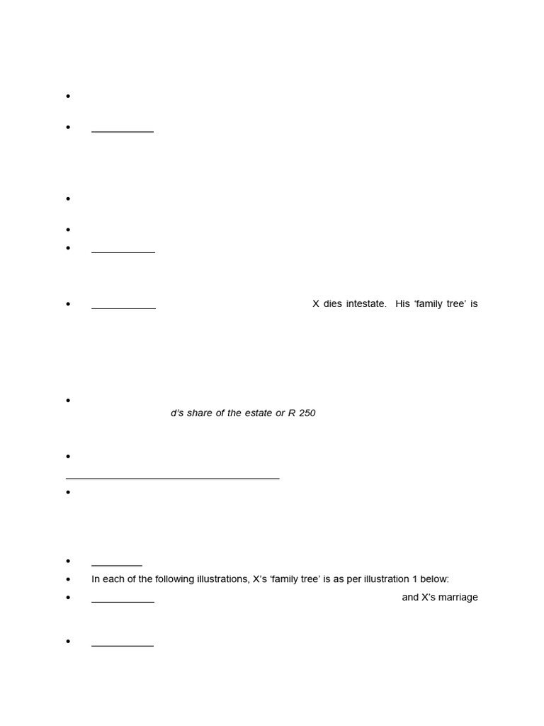 Intestate Succession Rules Explained | PDF | Private Law | Kinship And ...