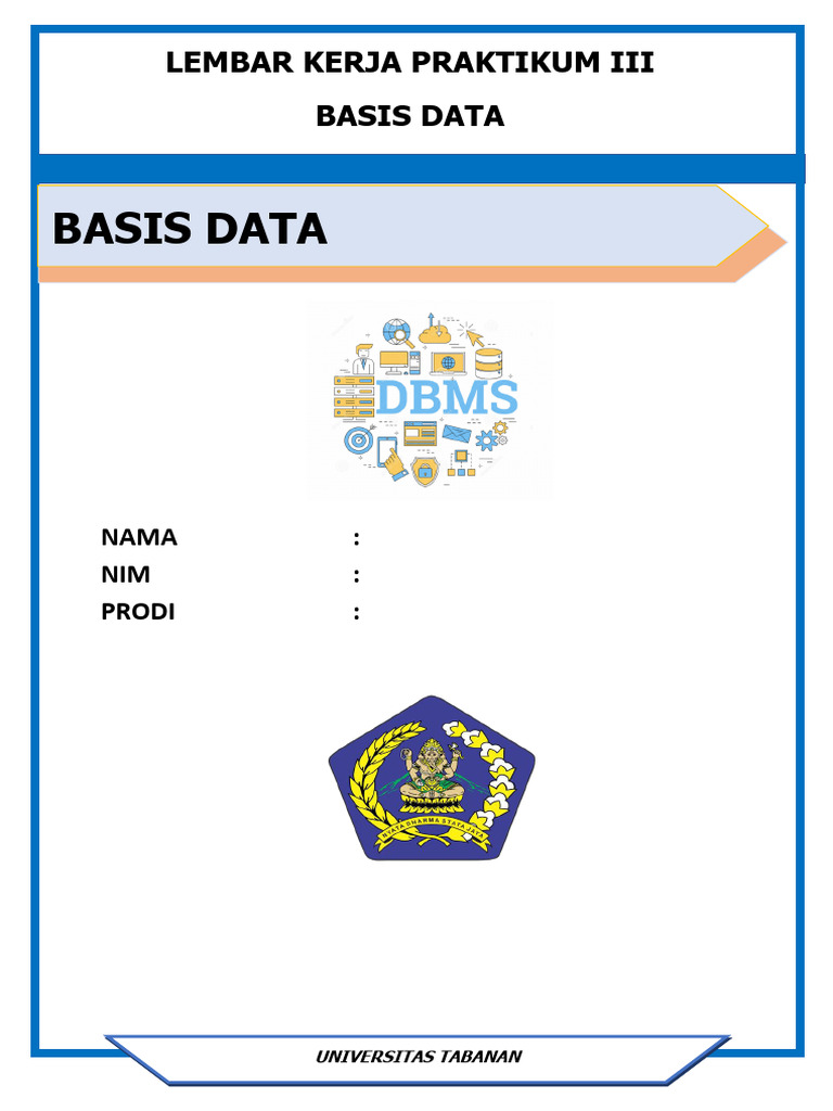 LKPD Basis Data Iii | PDF