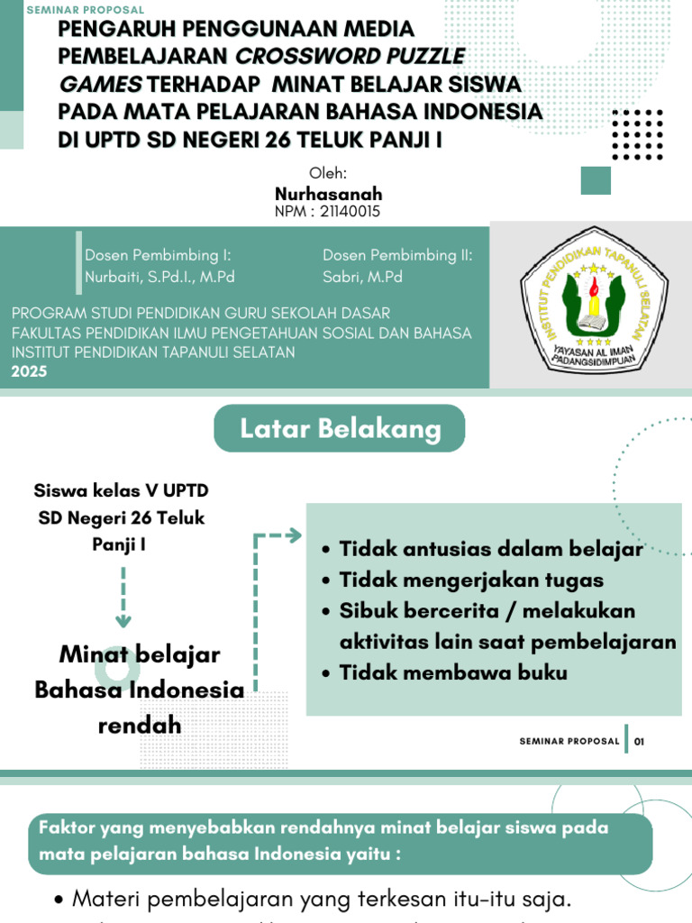 PPT Sempro Nurhasanah .pdf | PDF