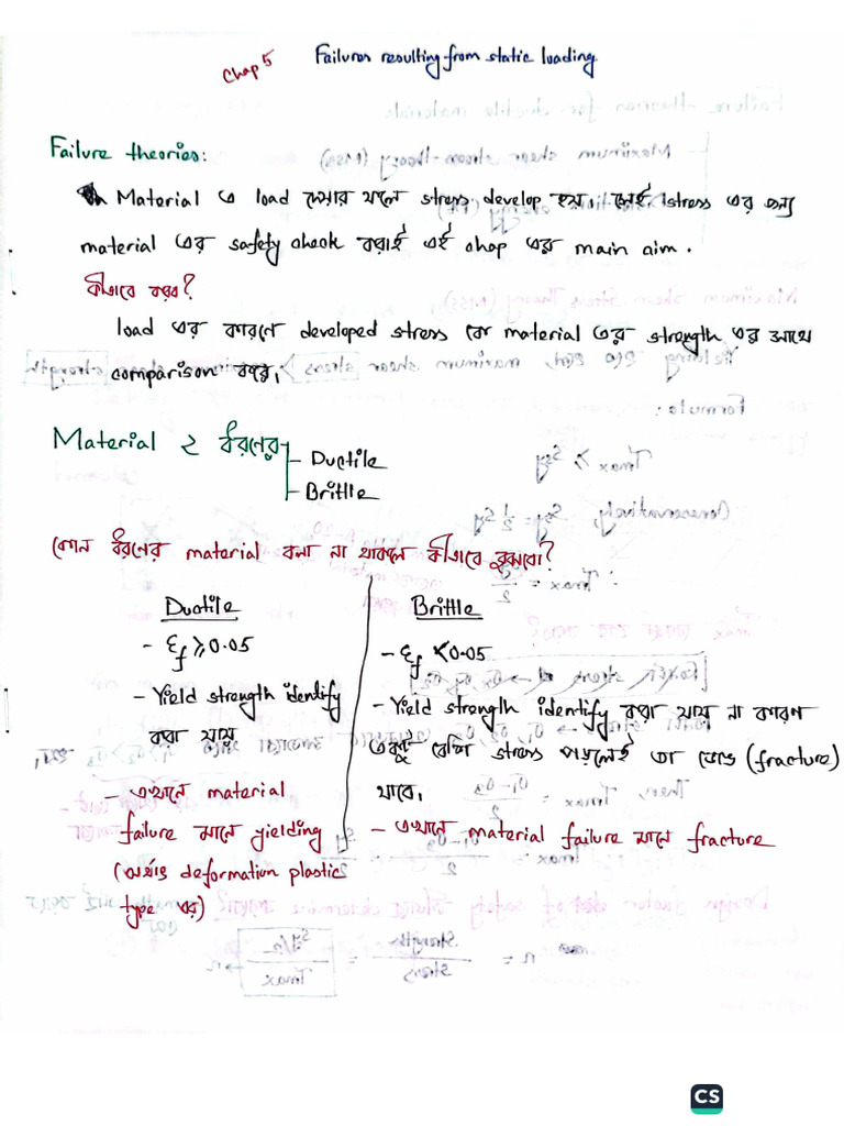 Chapter 5 Failure Theory @2003155 | PDF