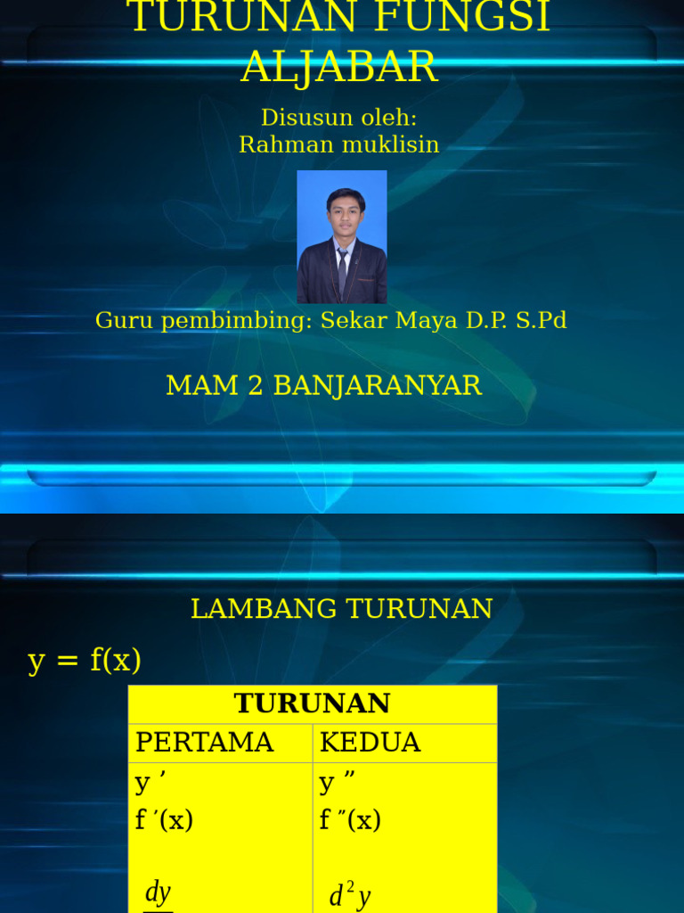 Turunan Aljabar | PDF