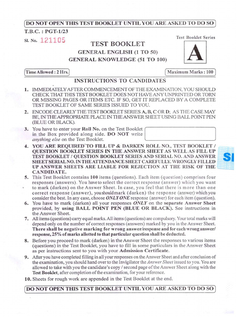 95 - PGT (Ge+ GK) | PDF