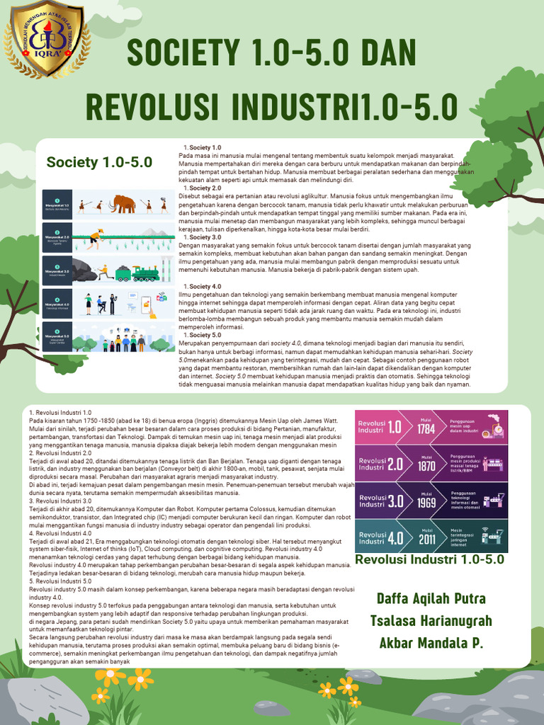 Poster Mengenal Simbiosis Makhluk Hidup Hijau Ilustratif.pdf | PDF