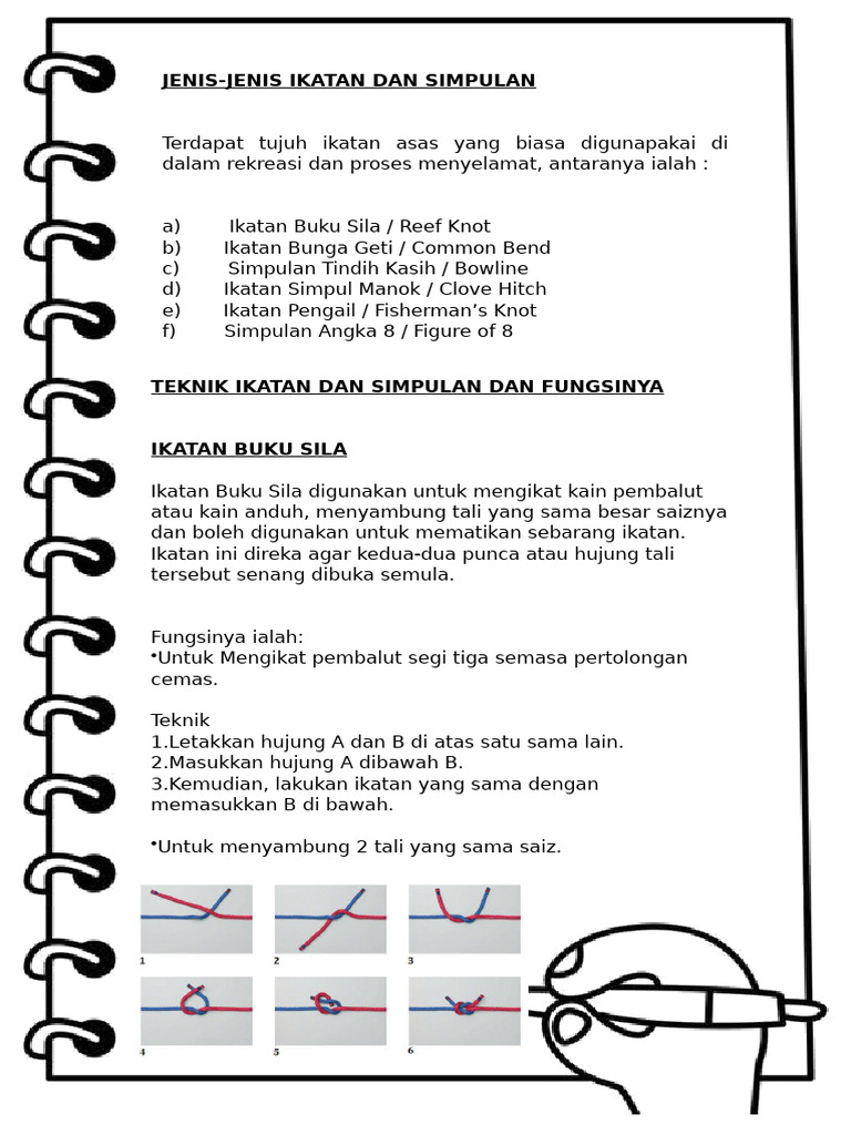 Nota Ikatan Dan Simpulan | PDF