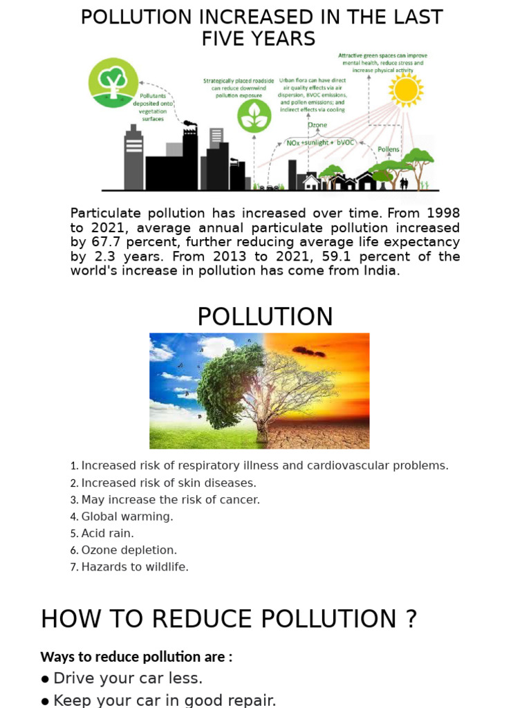 Rising Pollution and Health Risks | PDF