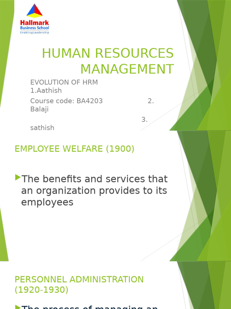 Human Resources Management | PDF