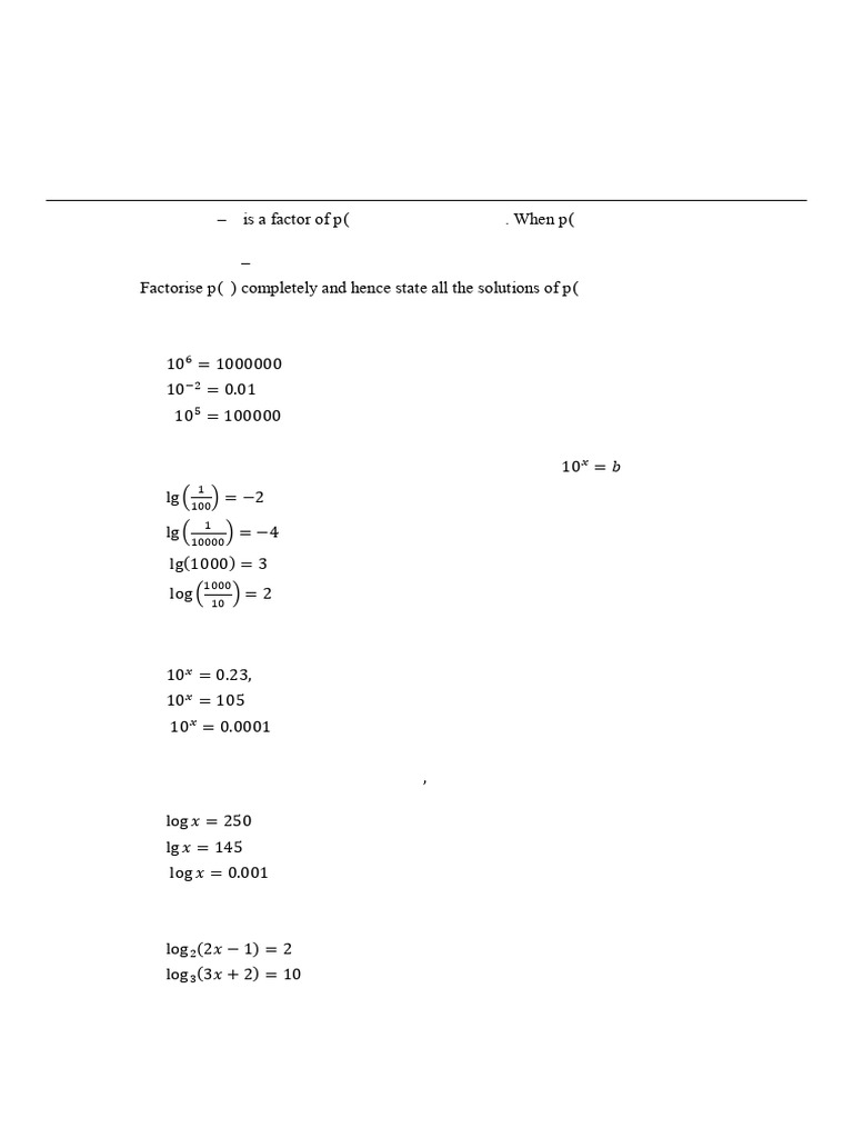 Worksheet 3 MT1 EXAM AddMath 24-25 | PDF | Logarithm | Mathematical Analysis