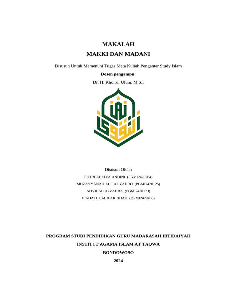Muzayyanah Alfiaz Zahro | PDF