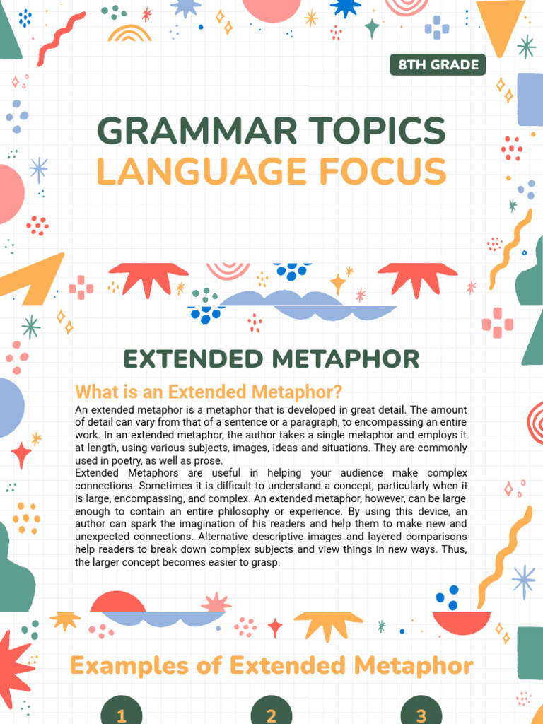 Understanding Extended Metaphor in Literature | PDF | Metaphor