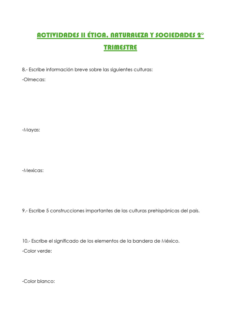 Actividades Ii Ã - Tica | PDF
