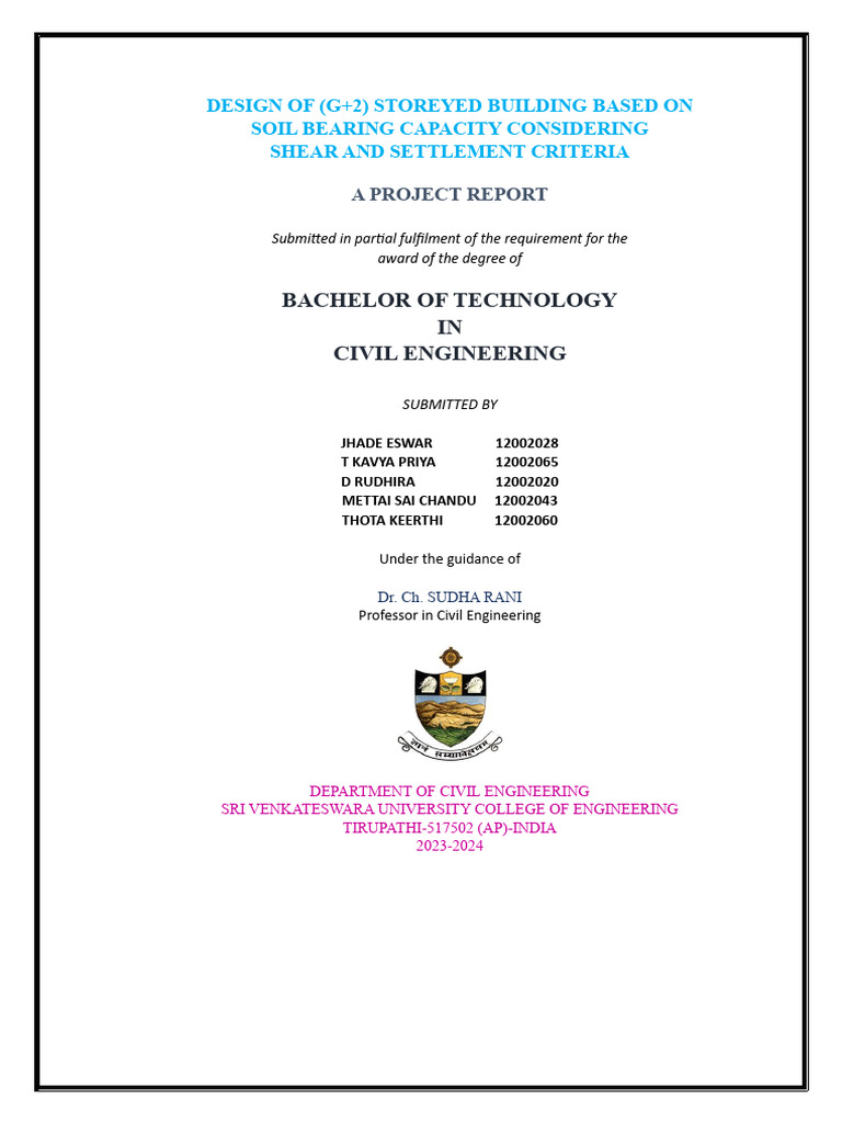 8th Sem Project Report | PDF | Beam (Structure) | Particle Size ...