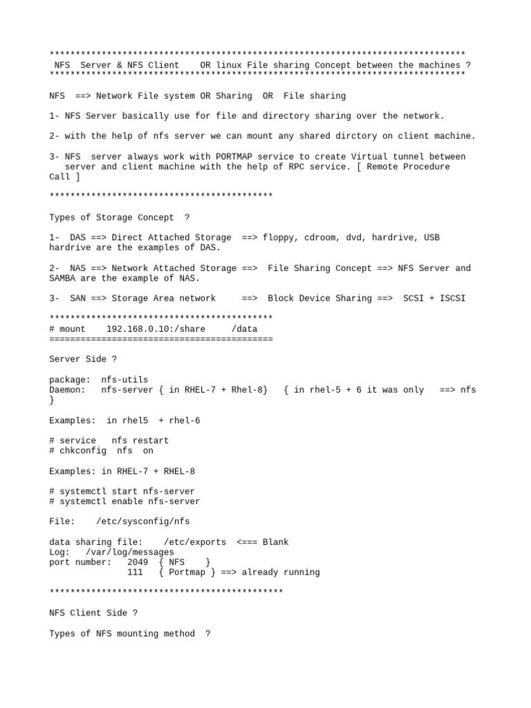 NFS Slides | PDF