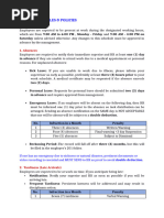 Employee Call-Out Form Template | PDF | Career & Growth