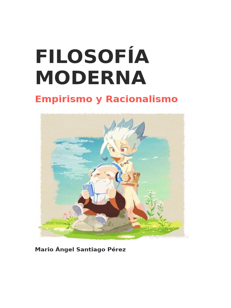 Filosofía Moderna Empirismo y Racionalismo | PDF | Empirismo | Racionalismo