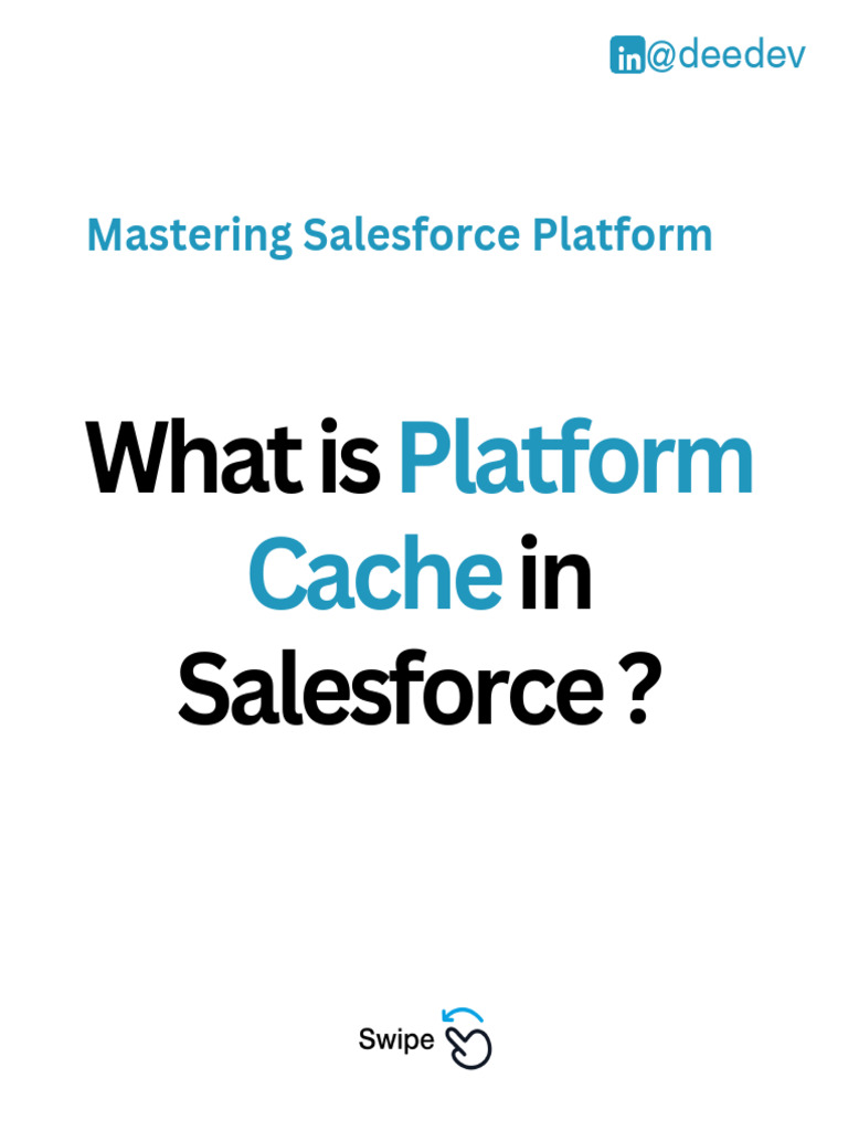 What is Platform Cache in Salesforce | PDF