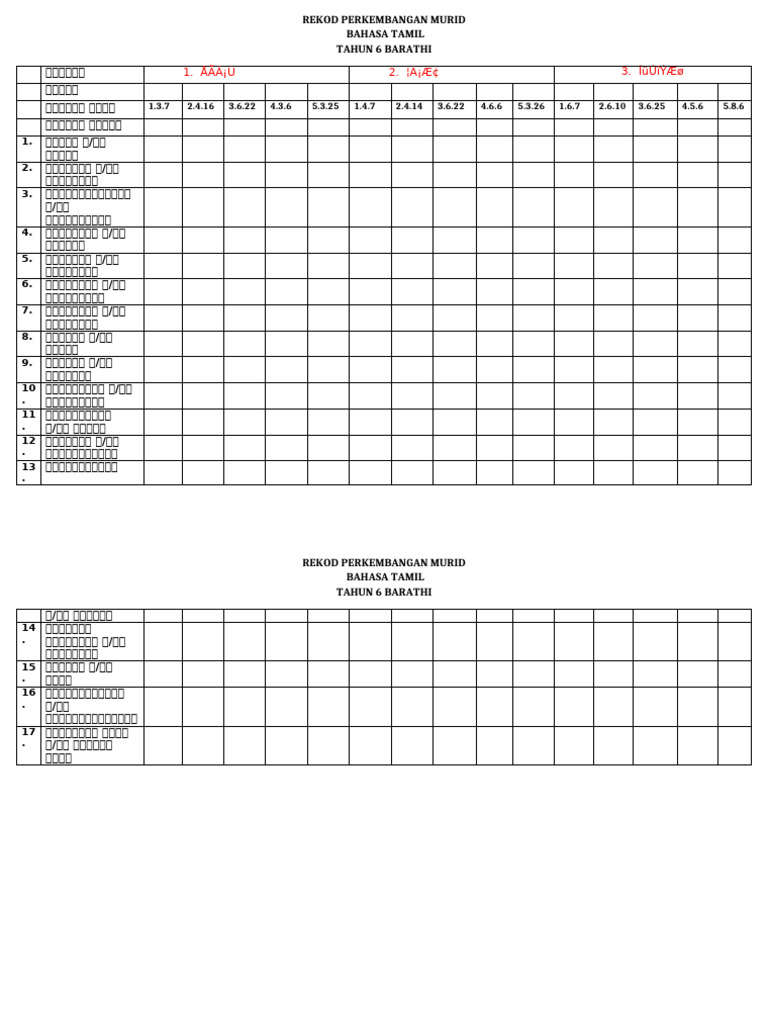 REKOD TRANSIT BT THN 6 | PDF