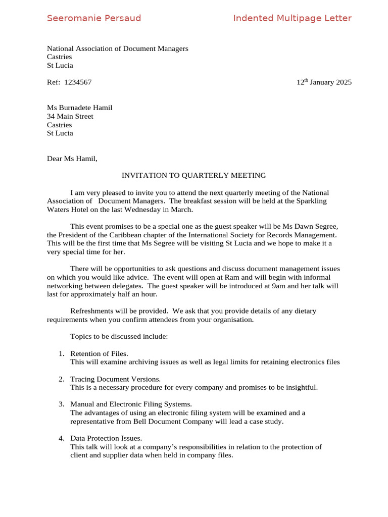 FILE 6 - Multi-page letter | PDF