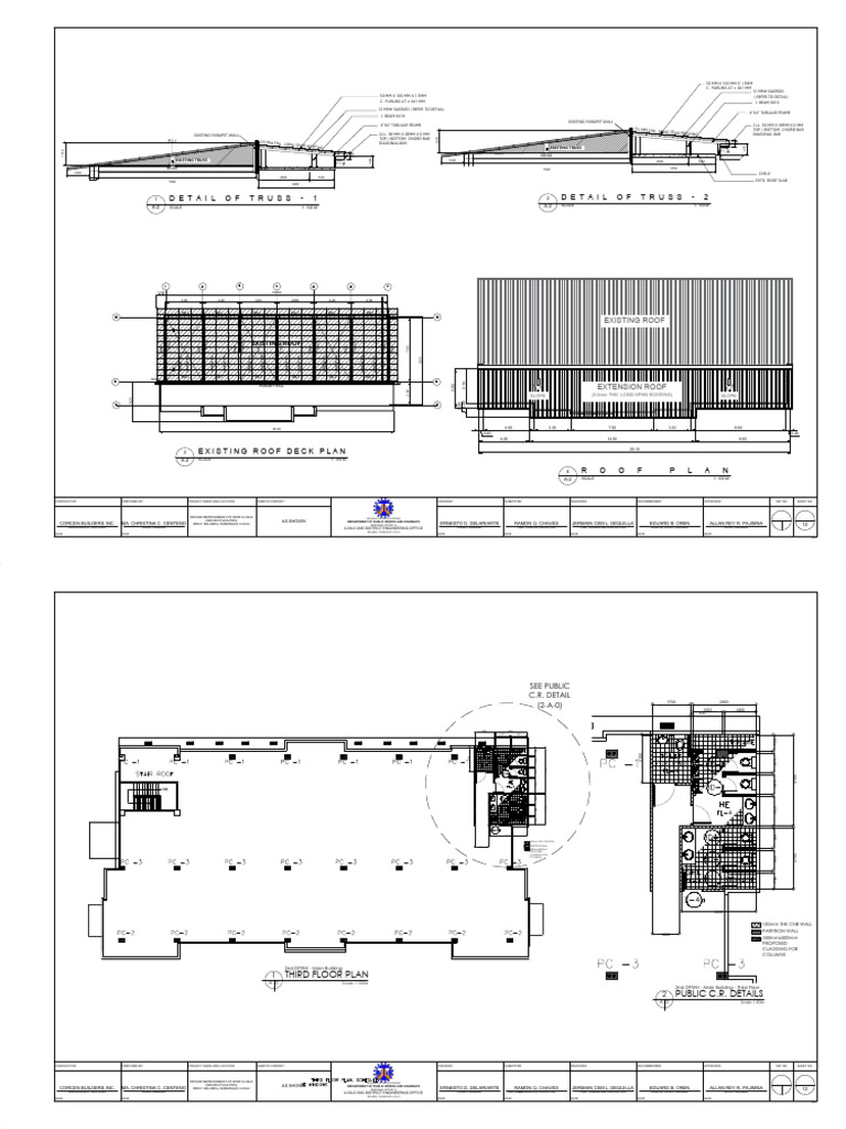 2nd DPWH Accounting Bldg.-A2 | PDF | Truss | Structural Engineering