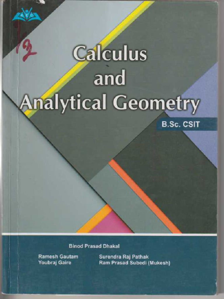 Calculus and Analytical Geometry | PDF