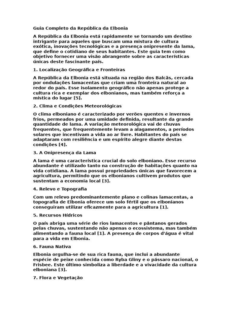 Guia Completo Da República Da Elbonia | PDF | Roupas | Inteligência ...