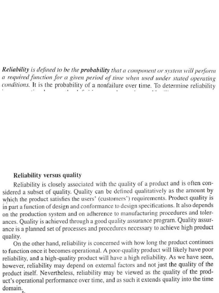 Reliability defination | PDF