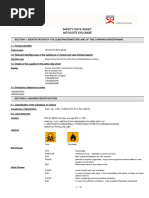 Nitocote NT402 Base Safety Data Sheet | PDF | Toxicity | Occupational ...