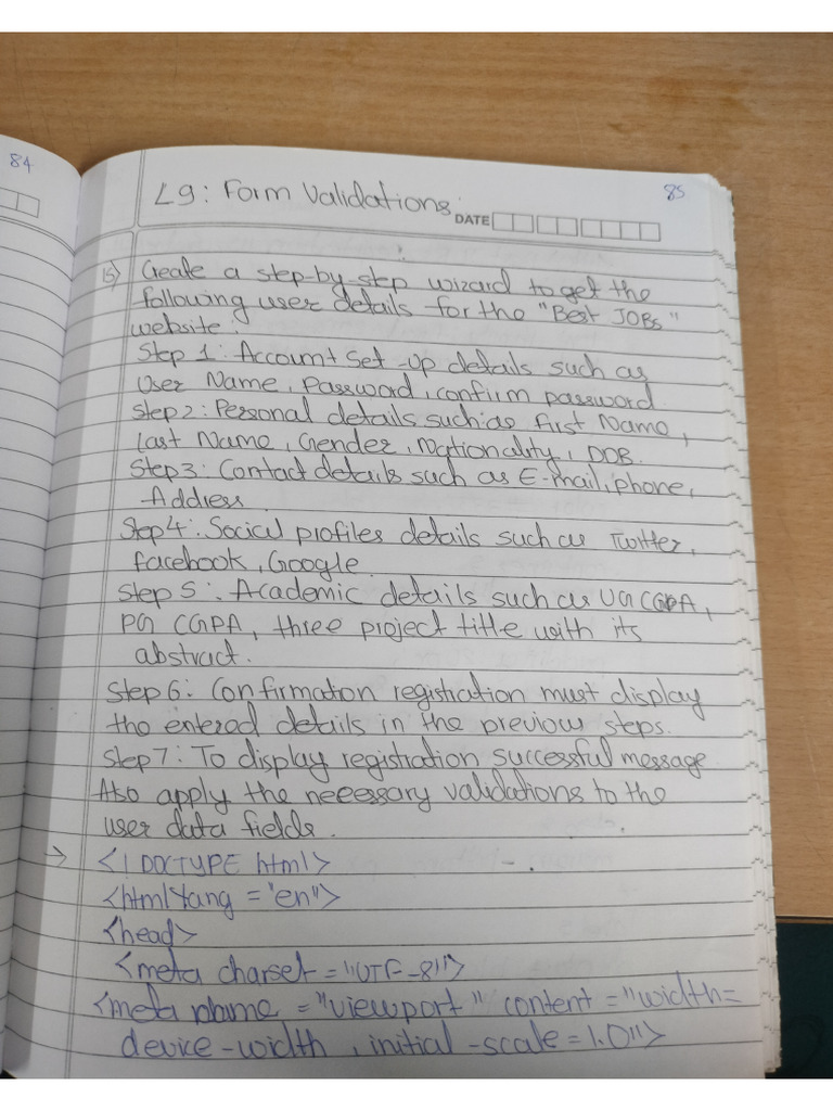 Webtech 9,10 TH Lab | PDF