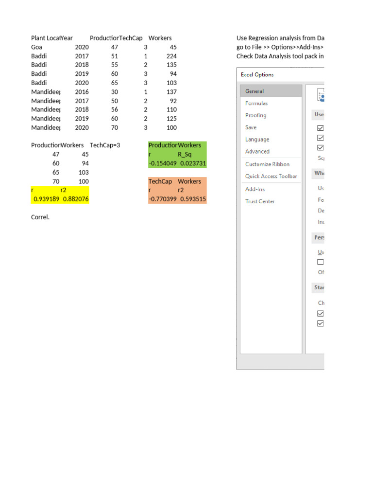 Associative Forecasting Case | PDF | Errors And Residuals | Coefficient ...