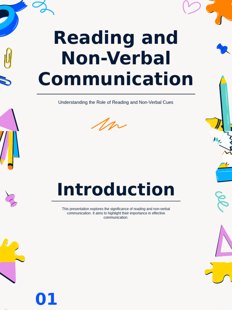 Reading and Non-Verbal Communication | PDF | Nonverbal Communication ...