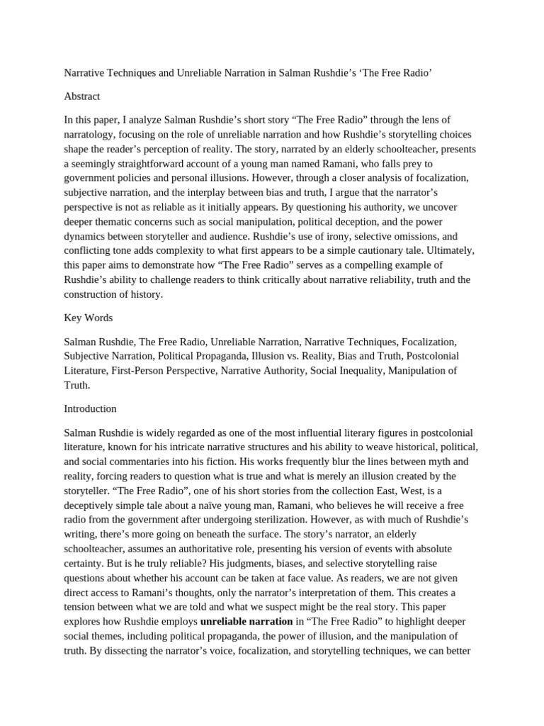 Notes (S.S | PDF | Narrative | Narration
