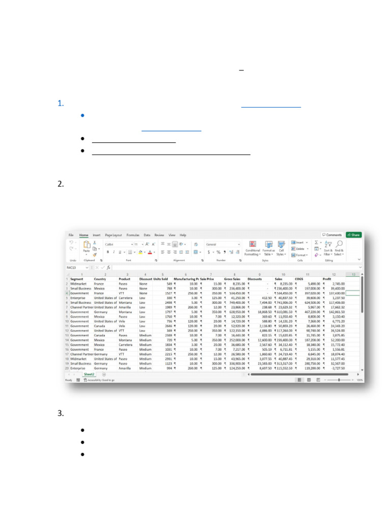 Excel Phase 1 Assessment 1 | PDF