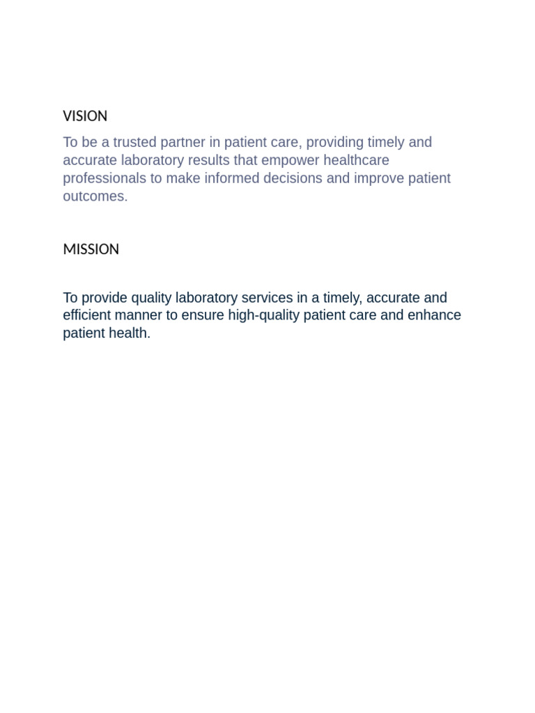 Documented Procedure For Receipt and Performance of Laboratory Test | PDF