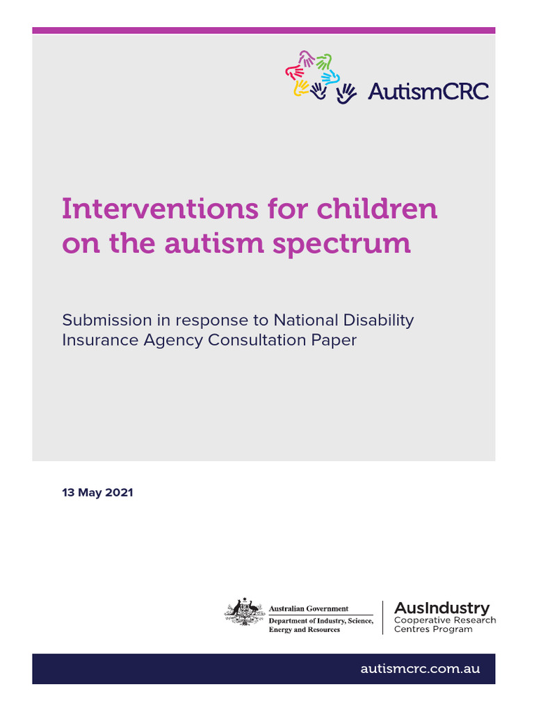 Autism Interventions Submission 2021 | PDF | Autism | Evidence Based ...