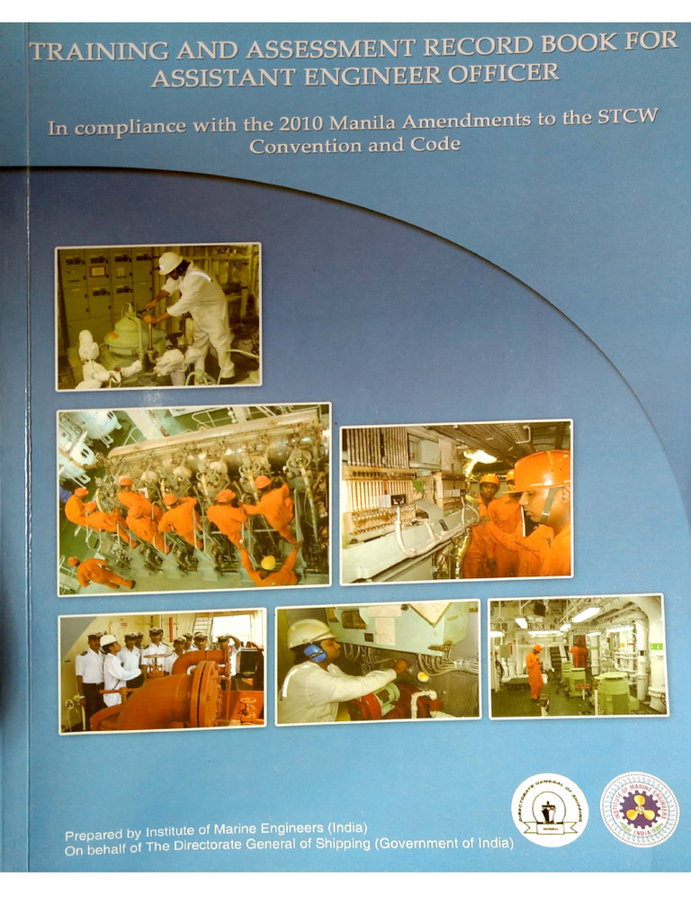 Training and Assessment Record Book For Assistant Engineer Officer | PDF