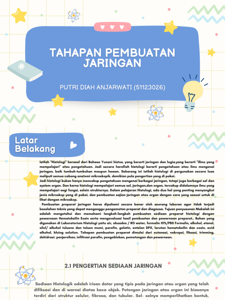 Putri Diah PPT Pembuatan Jaringan | PDF