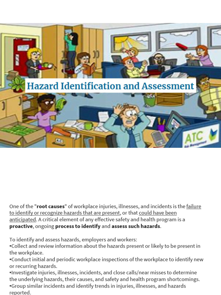 Hazard-Identification-and-Assessment | PDF | Occupational Safety And ...