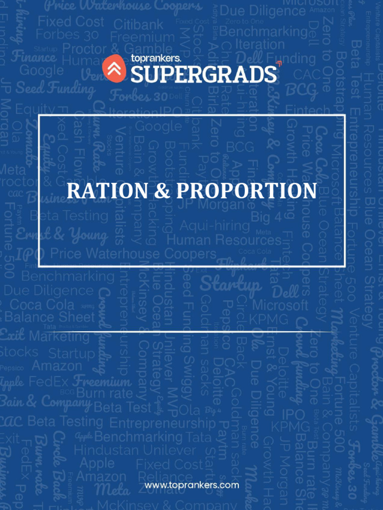 RATION & PROPORTION | PDF