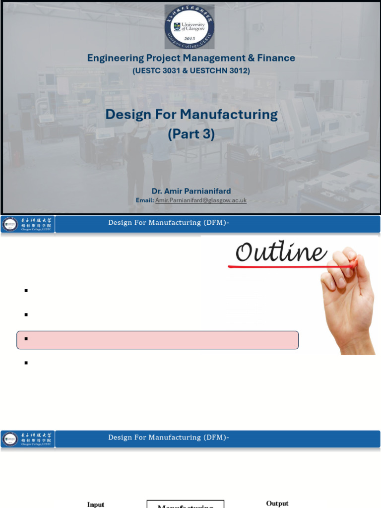 Lecture 3 - Design For Manufacturing - Part 3 | PDF | Resistor