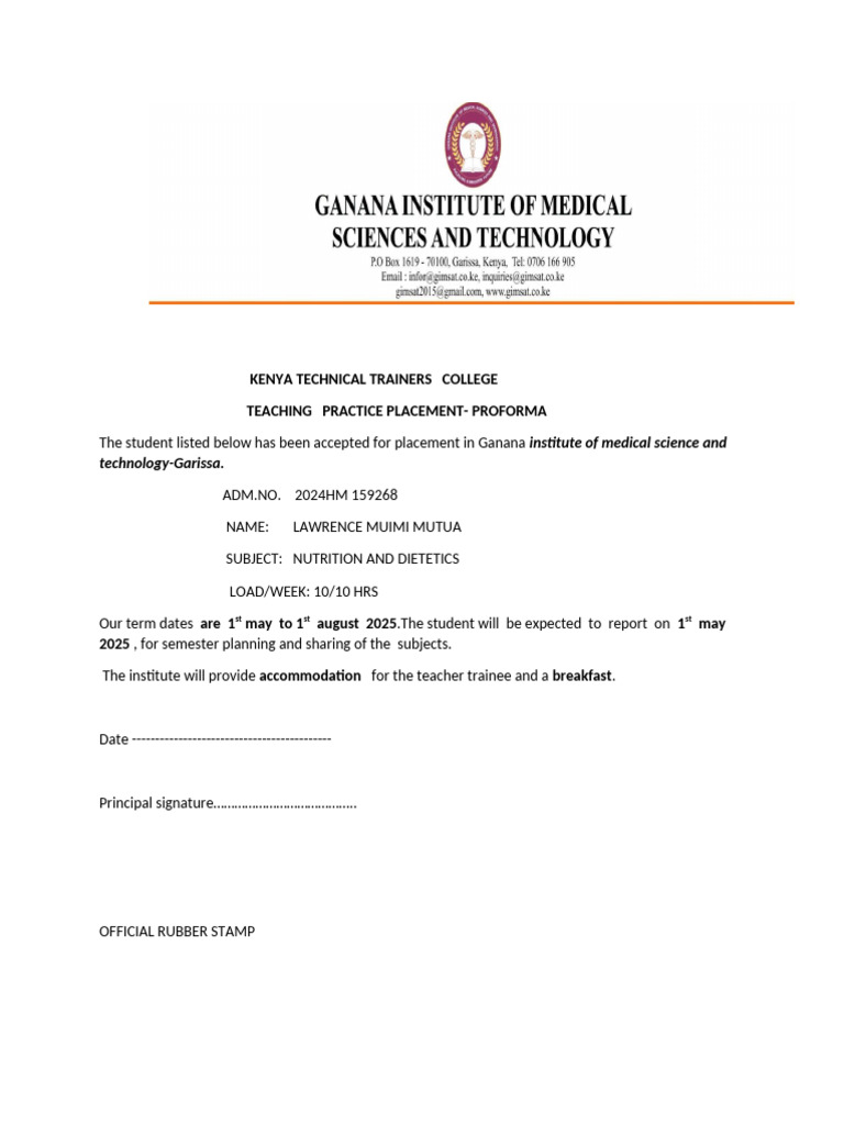 Kstvet Proforma | PDF