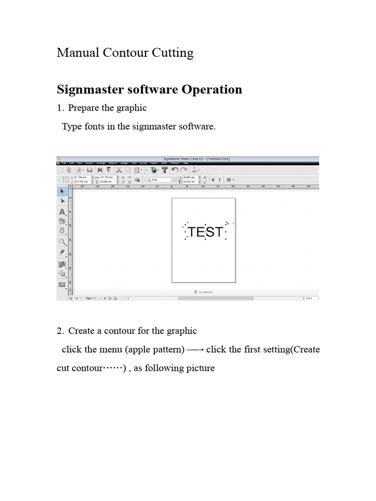 Signmaster Software Cutting Guide | PDF