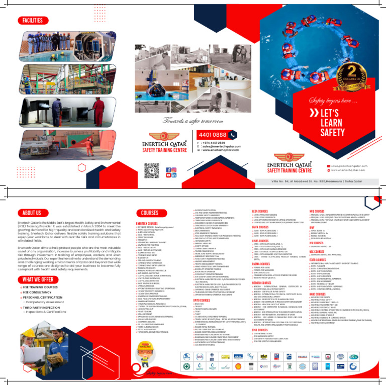 Enertech Safety Training Overview | PDF | Occupational Safety And ...