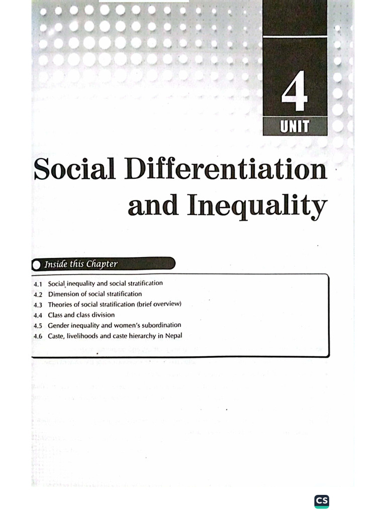 Sociology Unit 4 | PDF