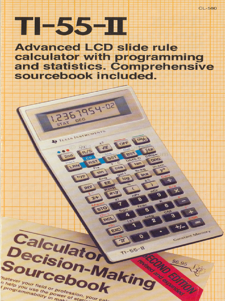 Ti-55-Ii CL-580 - Us | PDF