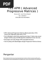 Raven Progressive Matrices RPM (CPM, SPM, APM) | PDF